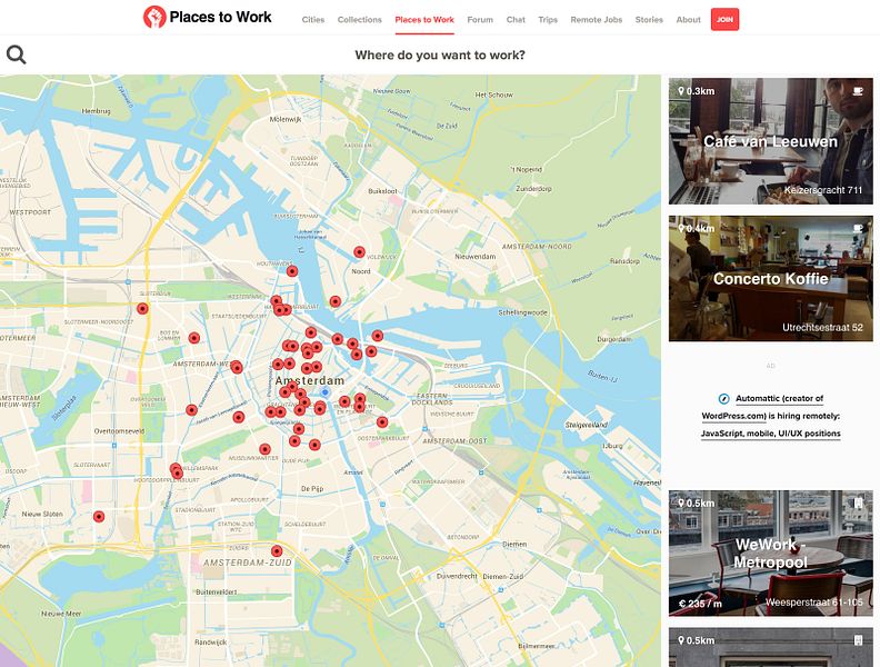 Places to Work: Find 10,000+ places to work from near you | BetaList