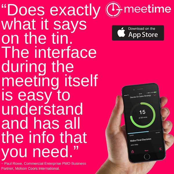 MeeTime: An iPhone app to make meetings less soul-crushing | BetaList