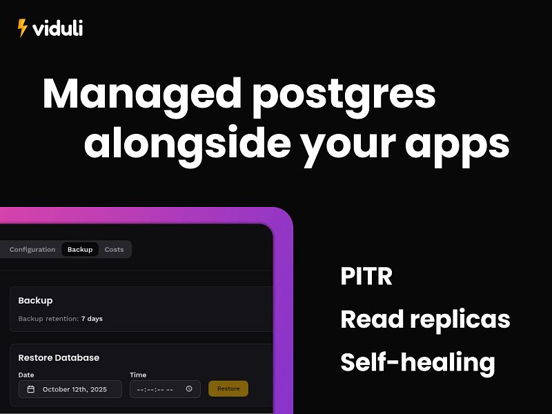 Viduli: The developer-friendly cloud | BetaList