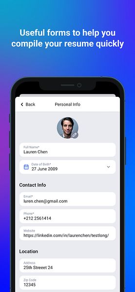 CV Maker: Mobile app for creation CV for free | BetaList