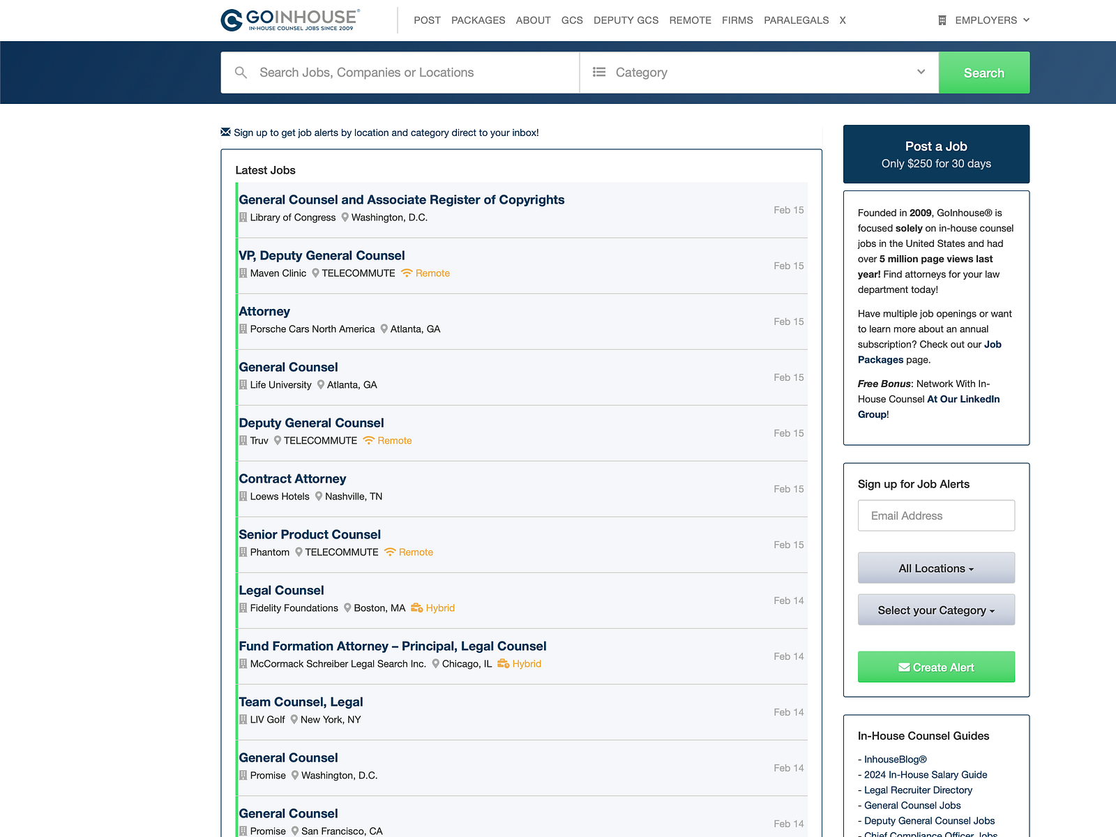 GoInHouse - Job Board Review – Startup Jobs