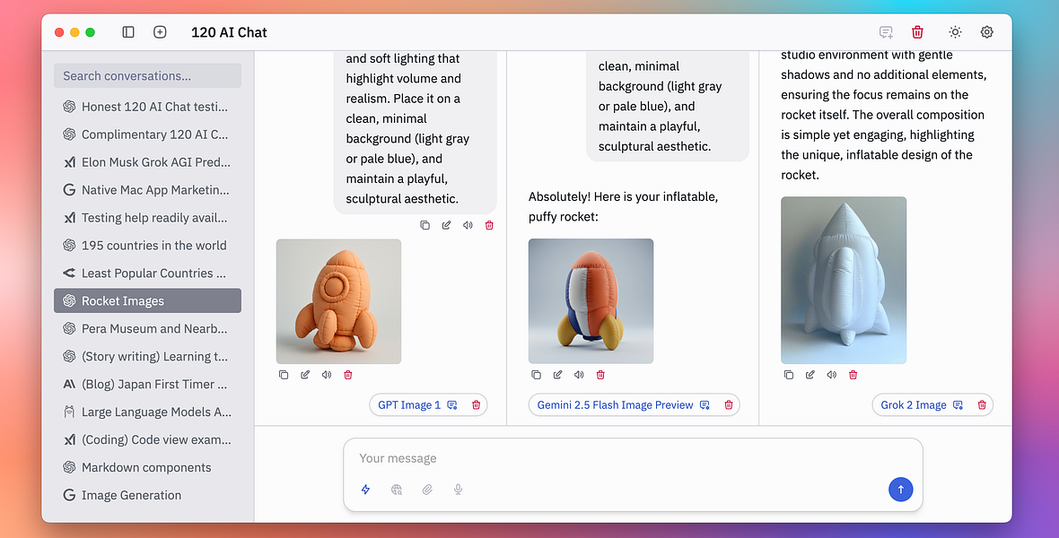 120 AI Chat: An AI chat app that feels instant. | BetaList