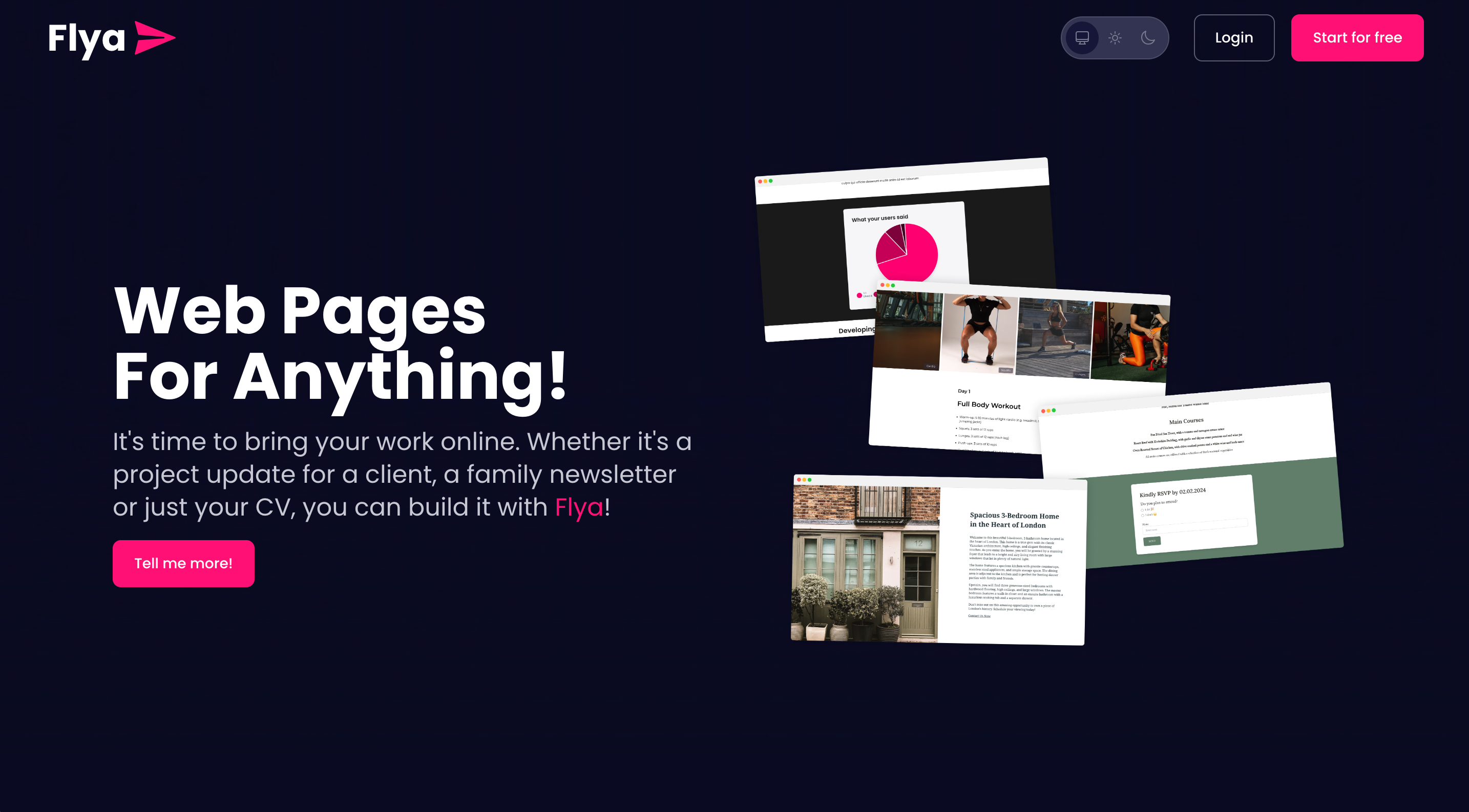 Flya: Web pages for anything | BetaList