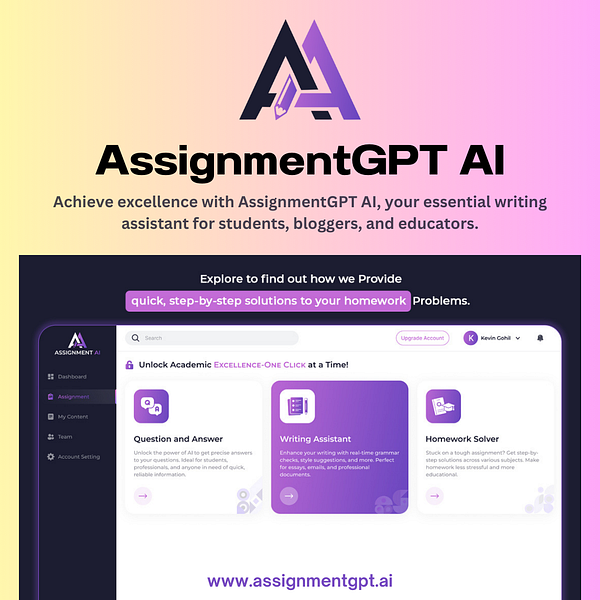 Assignmentgpt Ai Your Ai Writing Assistant For Success Betalist 