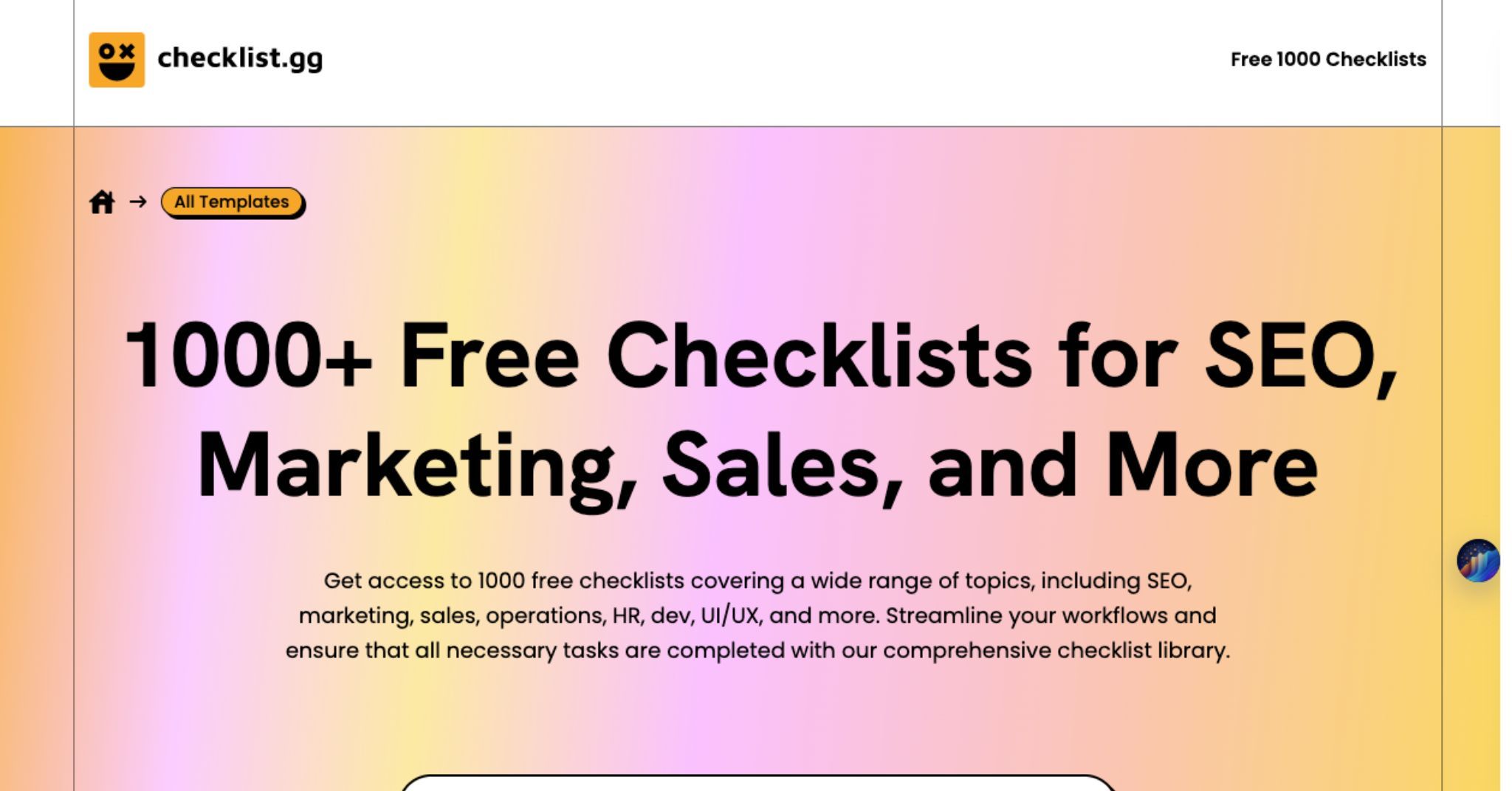 Checklist.gg: Create checklists using AI in seconds | BetaList