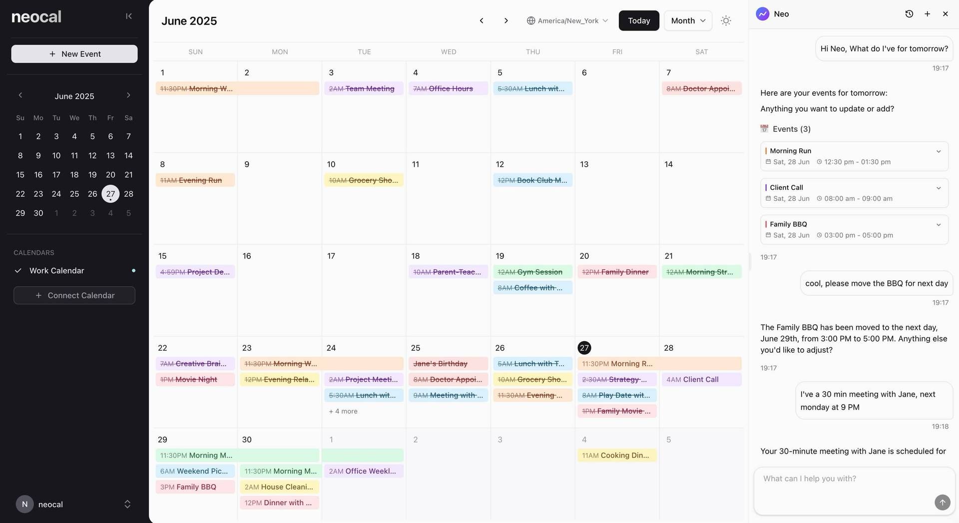 Neocal - AI Calendar: AI-powered modern calendar that helps | BetaList