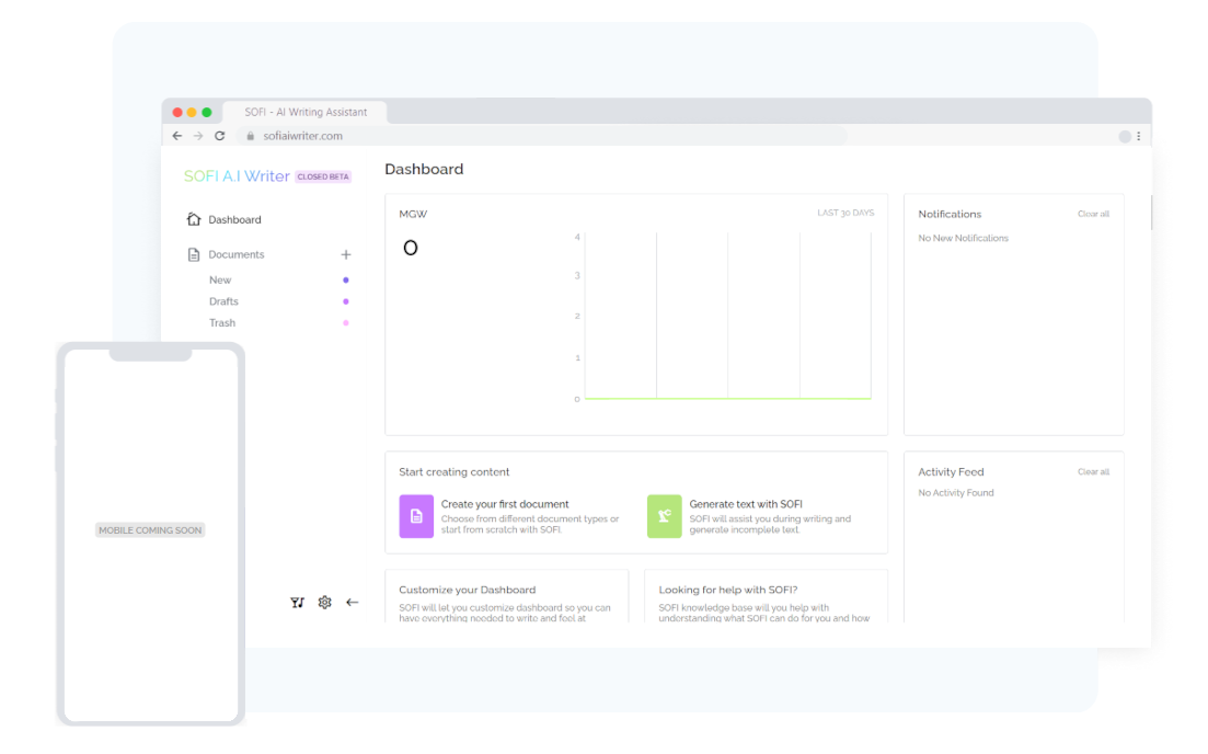 SOFI AI: Best for writing social media content and | BetaList