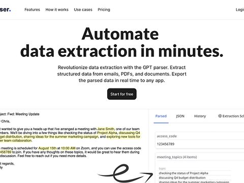 Extracta.ai: Data extraction from unstructured documents | BetaList
