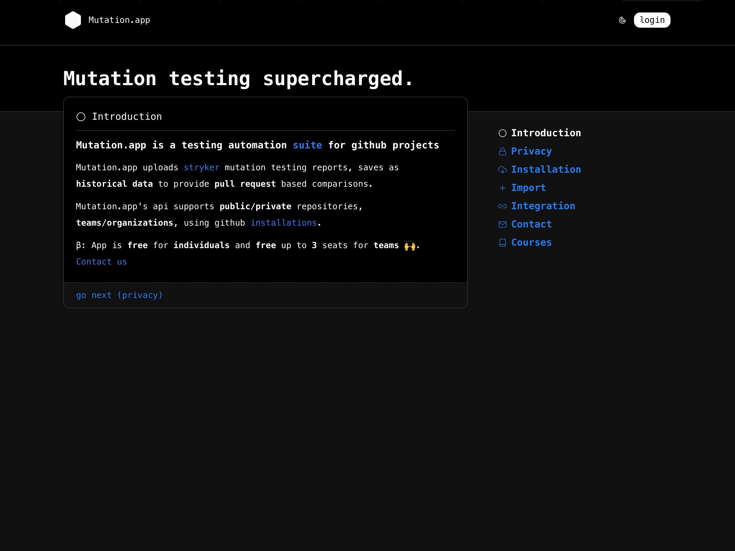 mutation.app: Mutation testing supercharged | BetaList