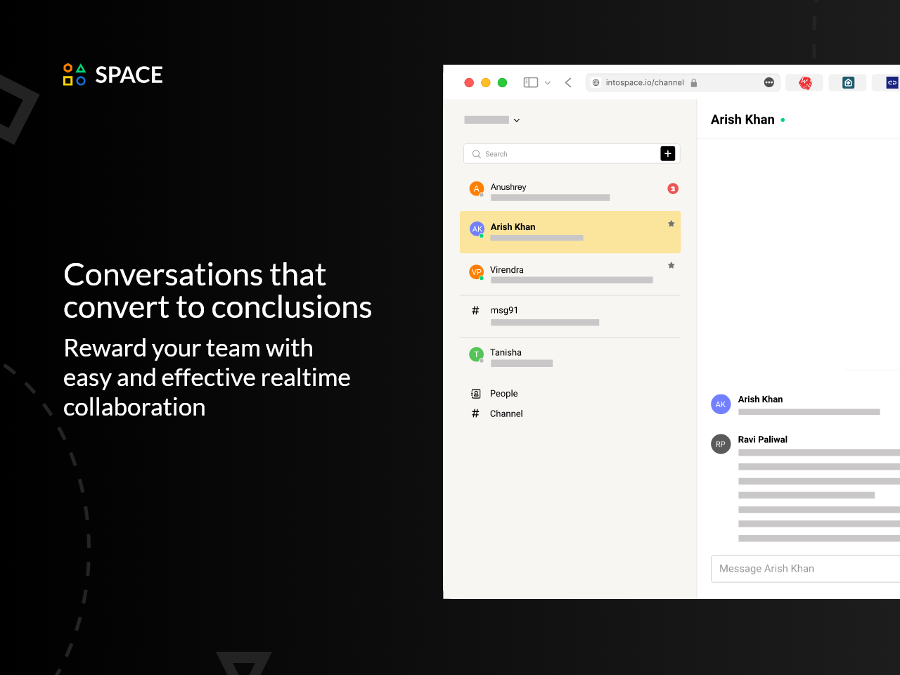 SPACE Channel: World's simplest team communication tool | BetaList
