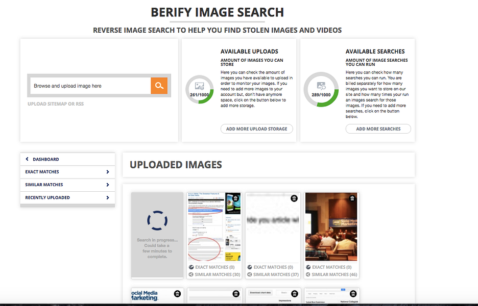 berify: Reverse image search to help you find and monitor | BetaList