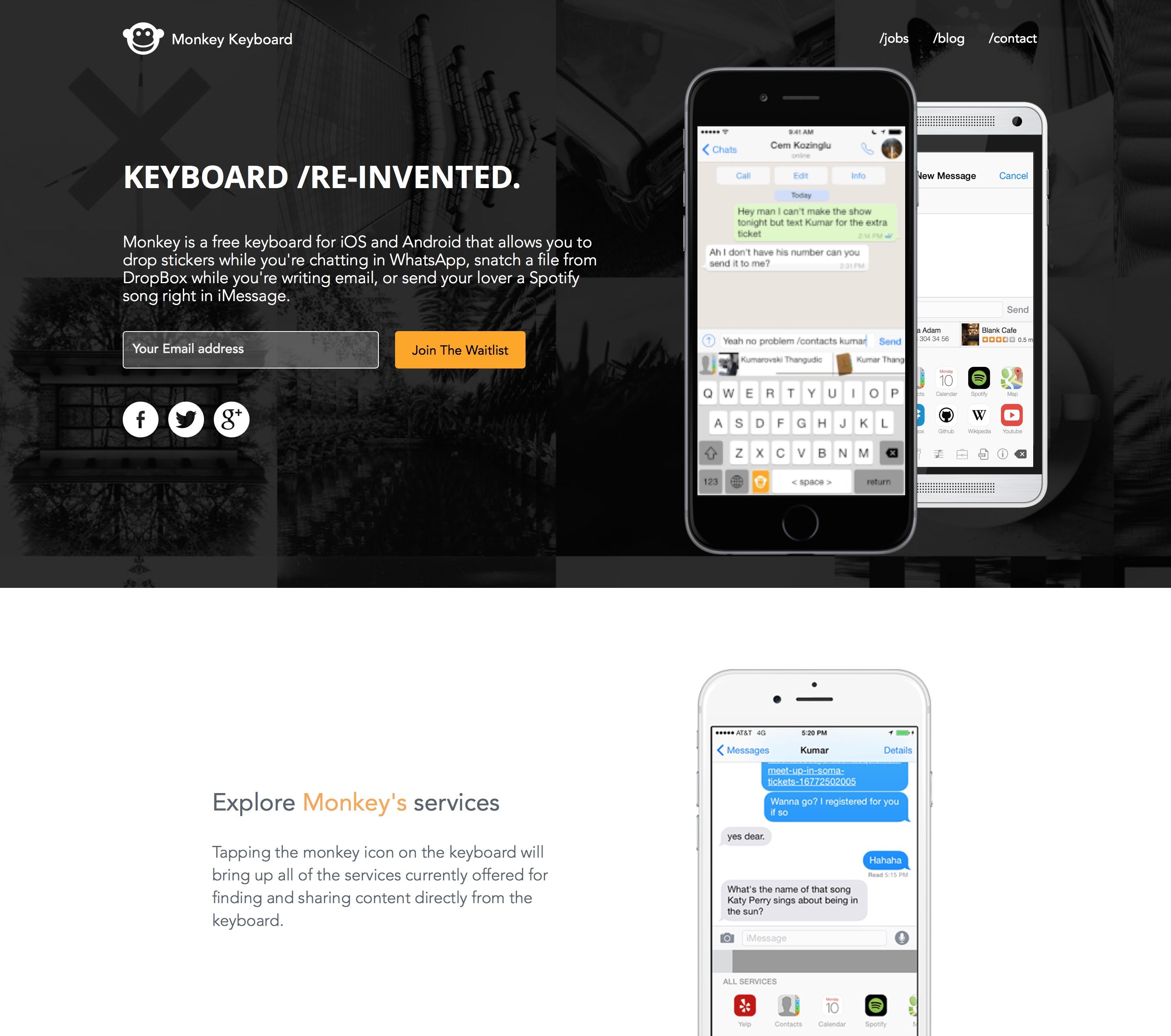 Monkey Keyboard: Never switch apps to search and share | BetaList