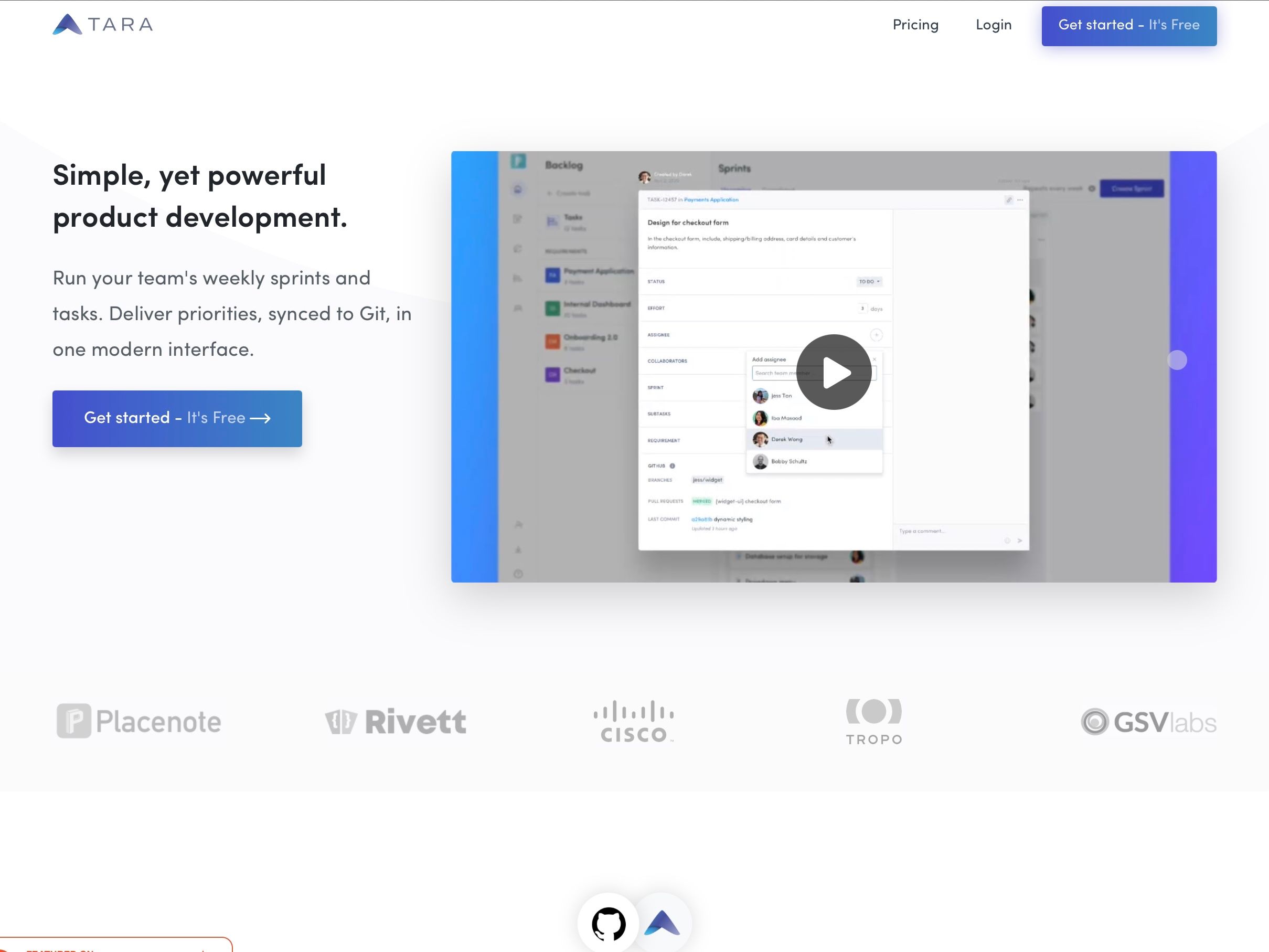 Tara AI for teams: The modern Jira alternative for teams, | BetaList