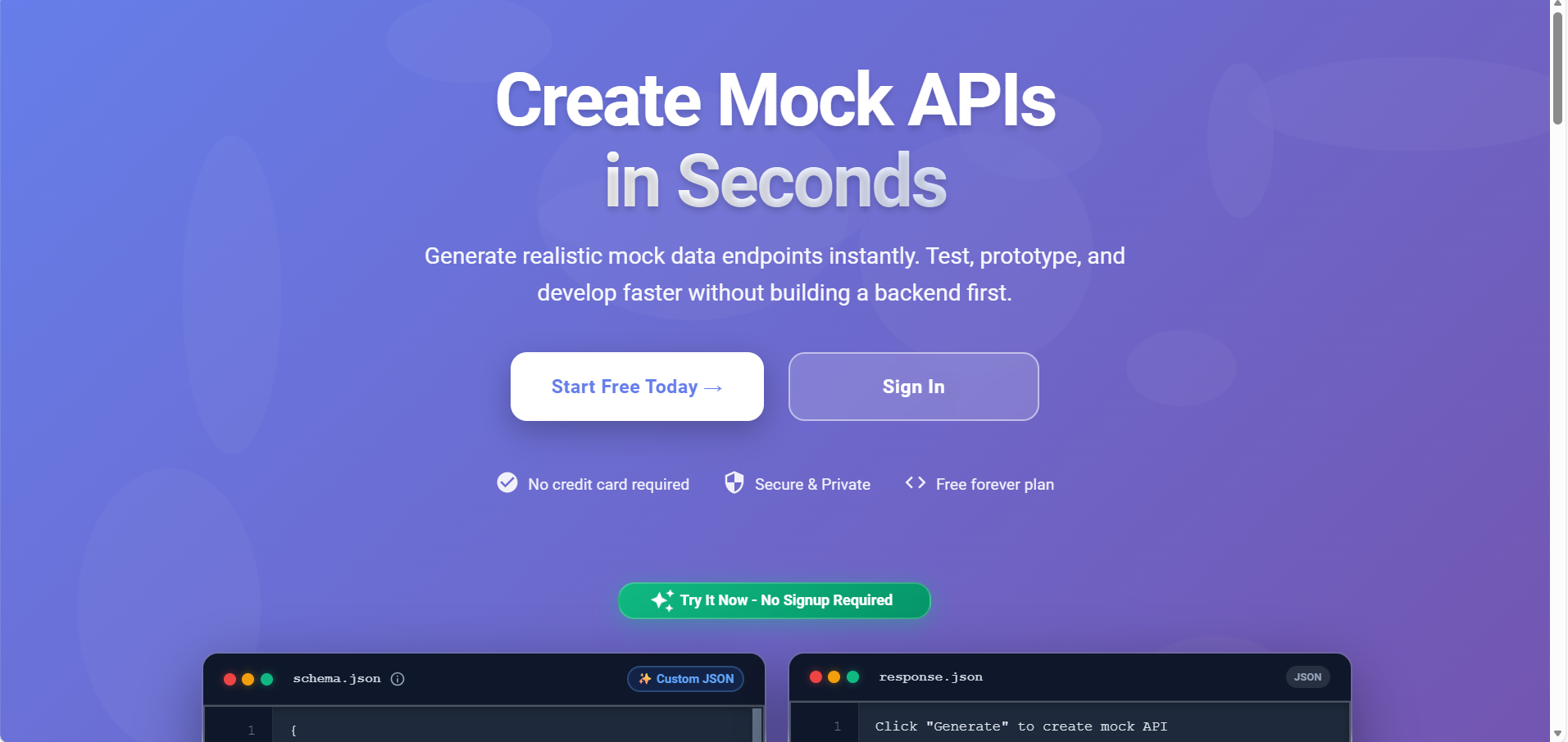 MockMyData.io: Instantly generate mock REST API endpoints | BetaList