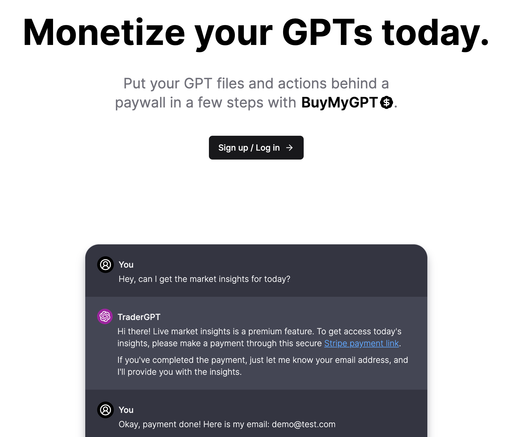 BuyMyGPT: Monetize your custom GPTs today | BetaList