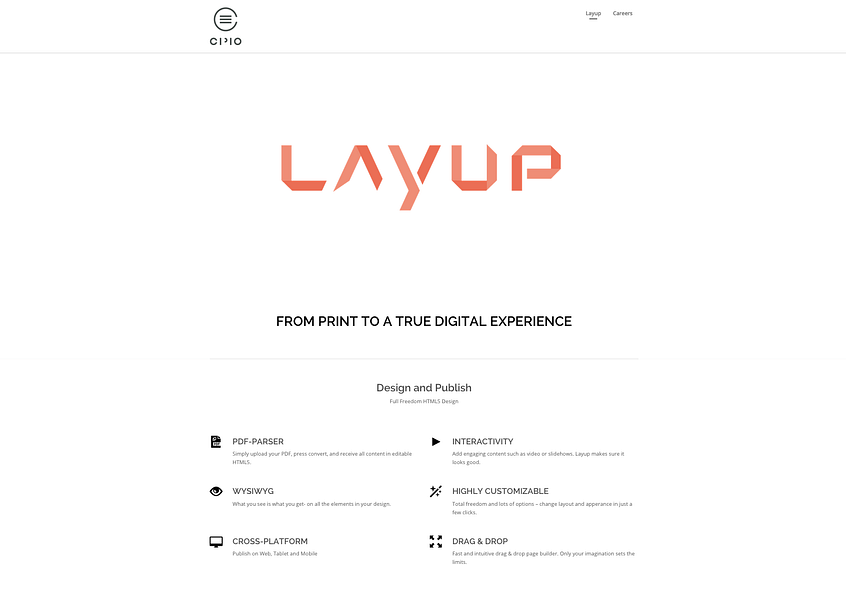 Layup: An HTML5 design-tool to create digital publications | BetaList
