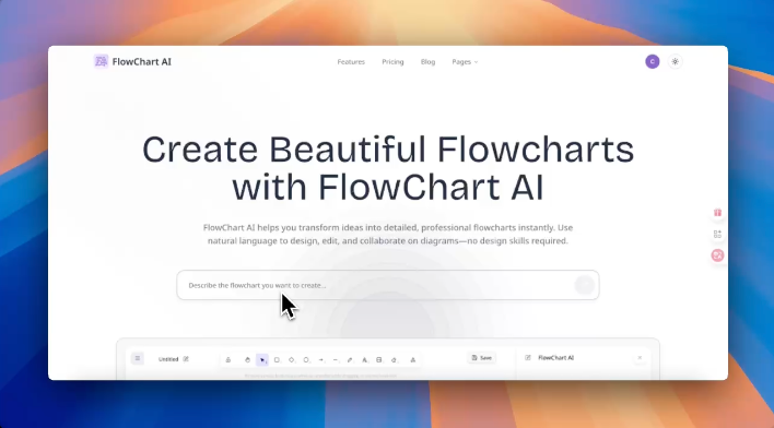 FlowChart AI: From idea to flowchart in one prompt — | BetaList
