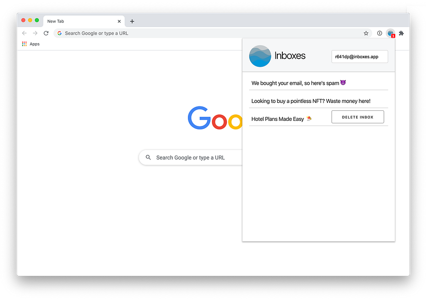 Inboxes: Create long lasting disposable emails in Chrome | BetaList