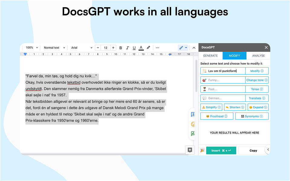 DocsGPT: The AI tool for Google Docs | BetaList