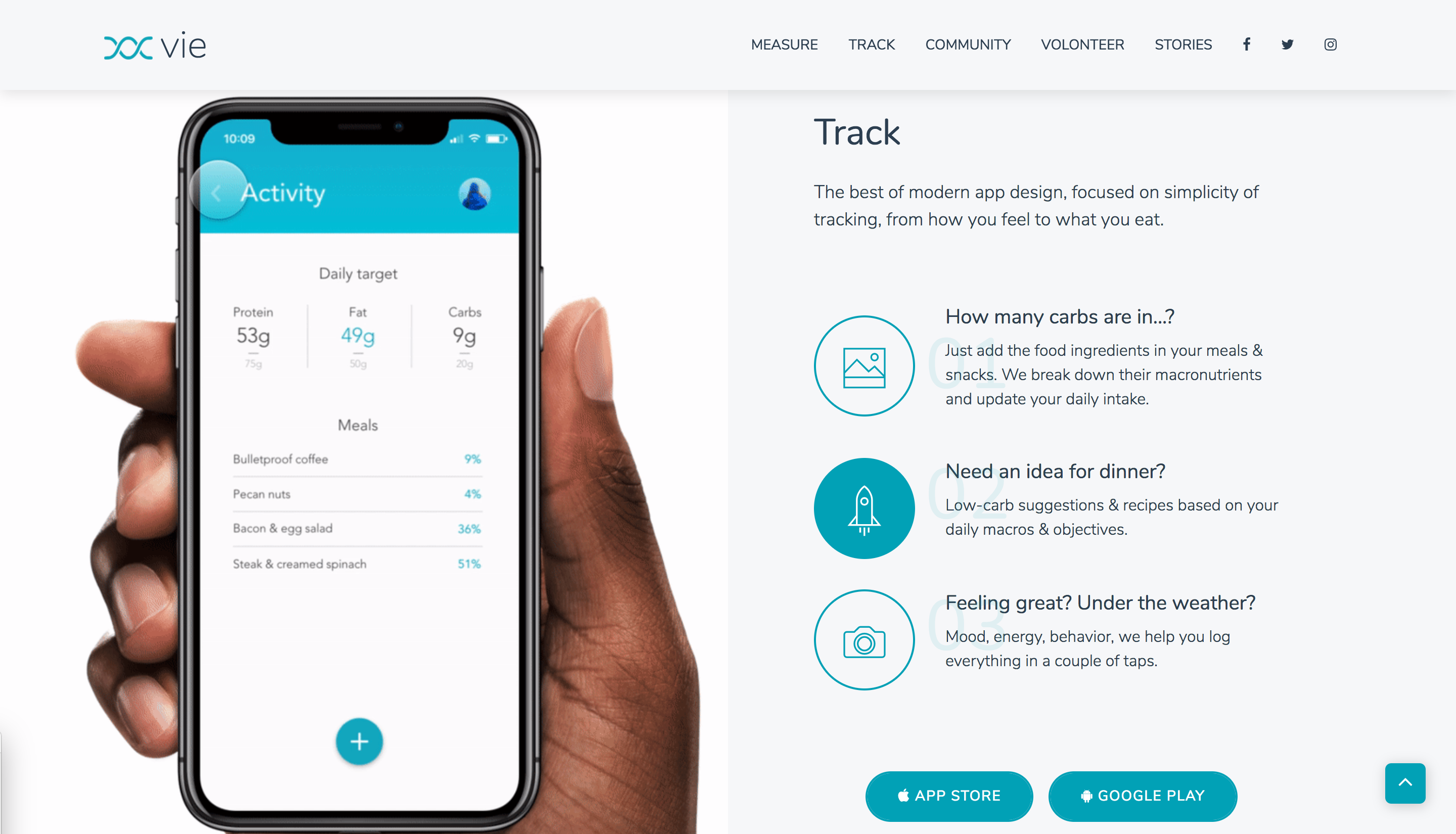 Vie: Optimize your health to prevent & reverse chronic | BetaList