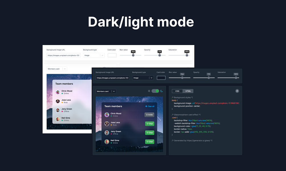 Glass UI Generator: Generate CSS based on glassmorphism | BetaList