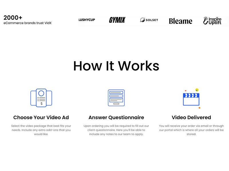VidX: high converting unlimited ads at a fixed price every | BetaList