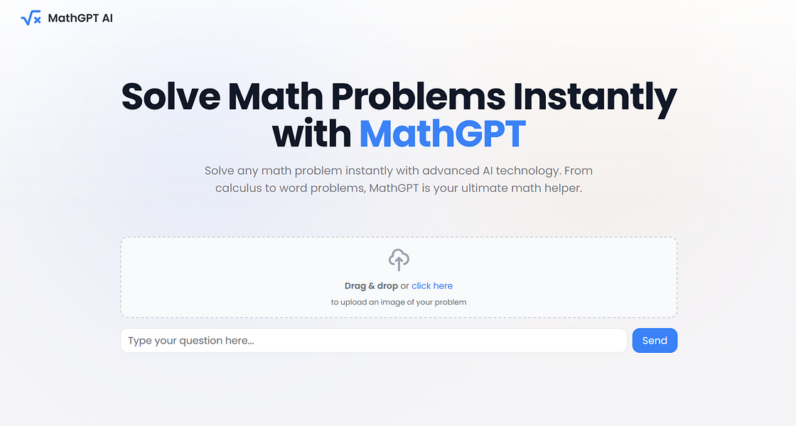 MathGPT AI: Solve Math Problems In Seconds with MathGPT | BetaList