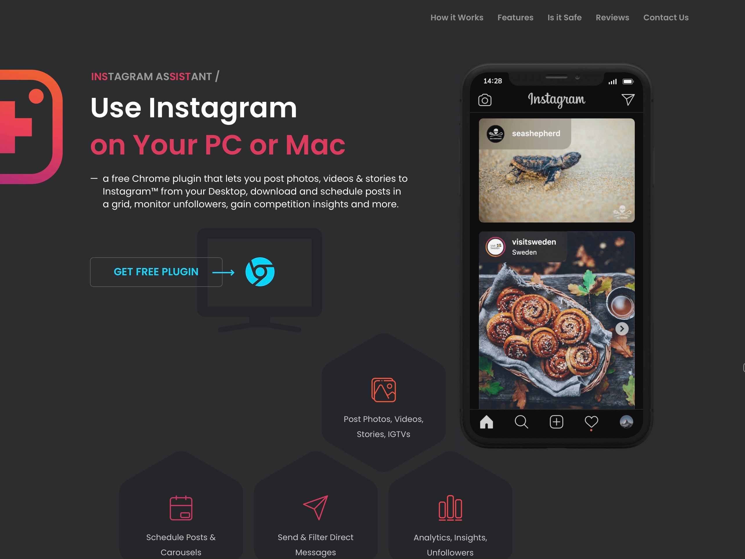 INSSIST: Post to Instagram directly from web - schedule, | BetaList