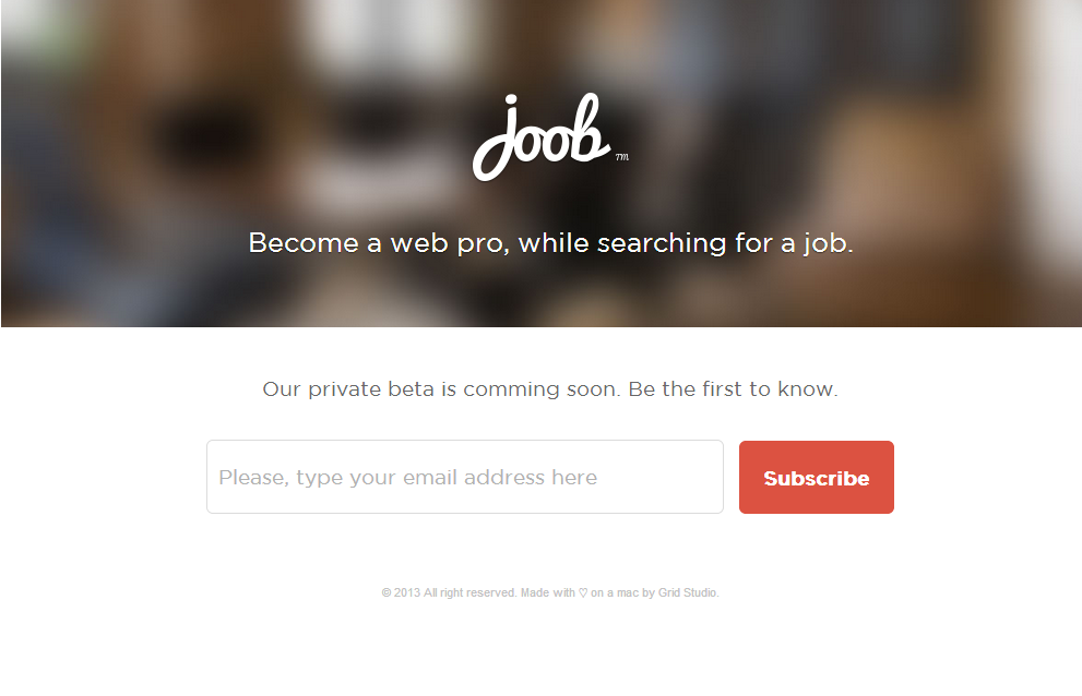 Joob: Become a web pro, while searching for a job. | BetaList