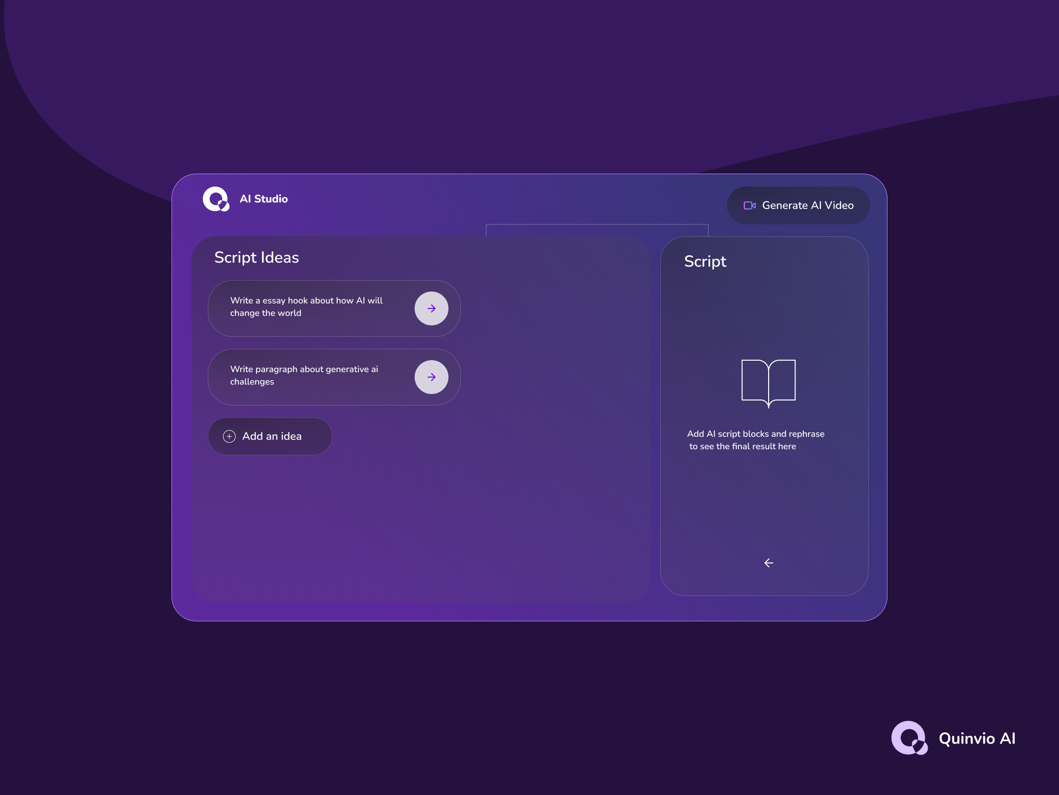 Quinvio AI: Create presentation videos quickly with AI | BetaList Quinvio AI: Create presentation videos quickly with AI | BetaList