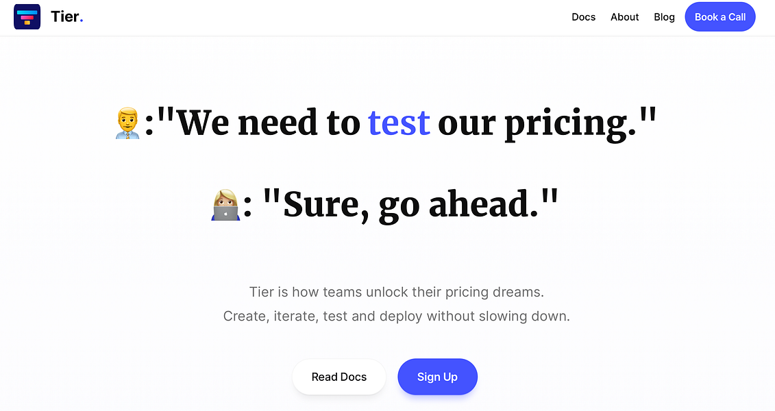 Tier: a developer first way to manage SaaS pricing | BetaList