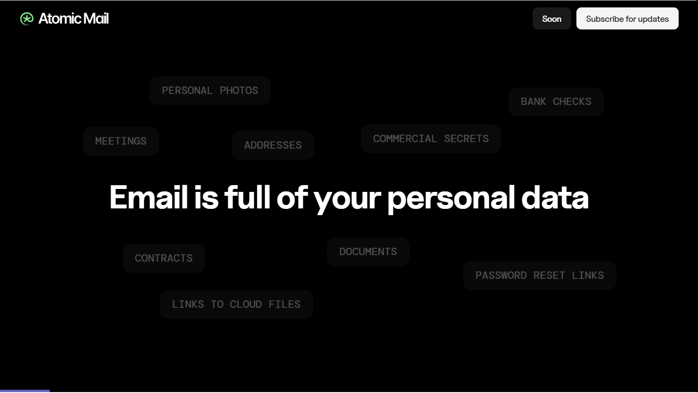 Atomic Mail: Encrypted email you can trust | BetaList