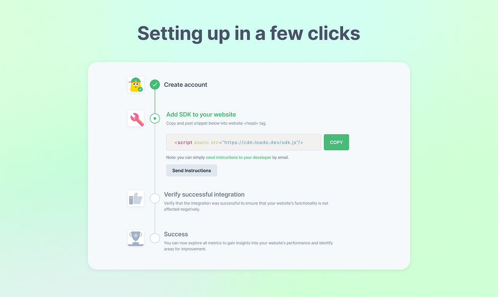 Loado: Performance monitoring for websites | BetaList