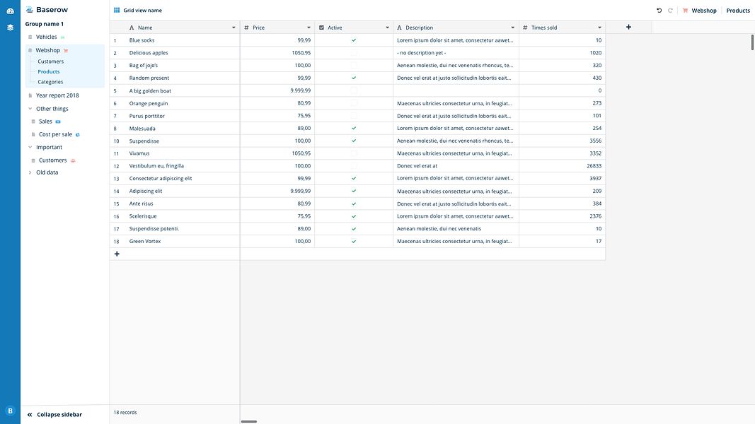 Baserow: Open source online database and collaboration tool | BetaList