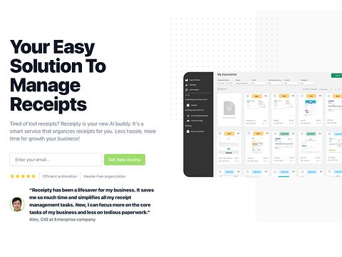 Receipt Generator: Free Custom Receipt Generator | Online | BetaList