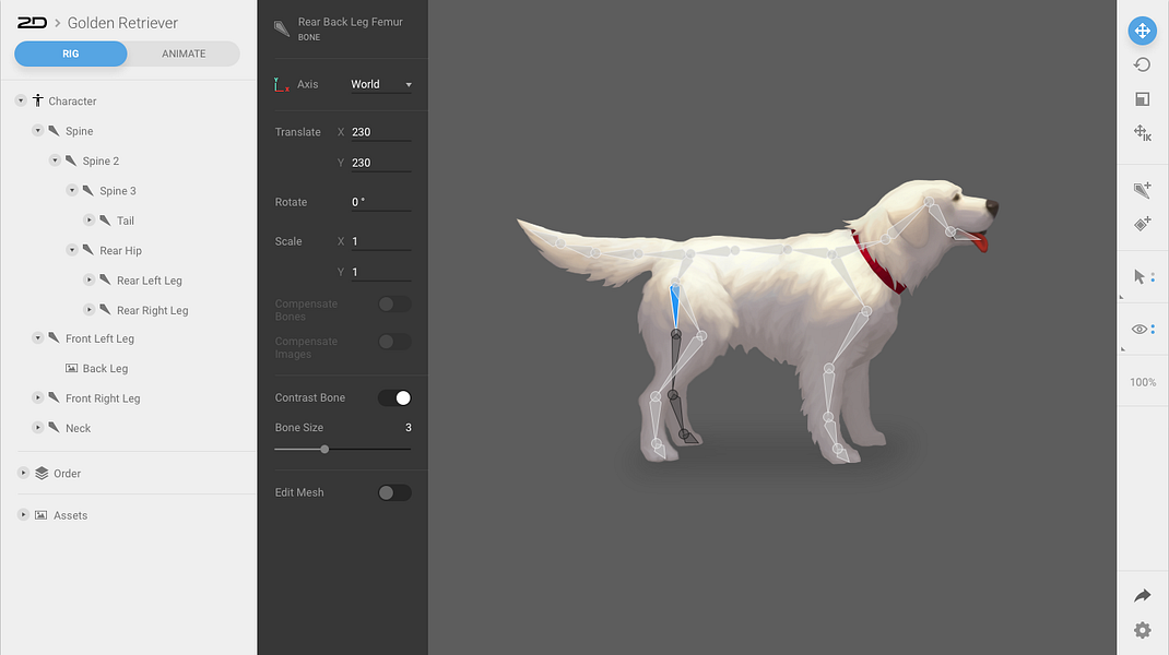 Nima: Build, rig, and animate your entire character online | BetaList