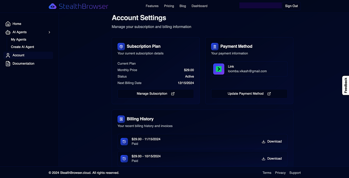 StealthBrowser: Undetectable cloud-based browsers | BetaList