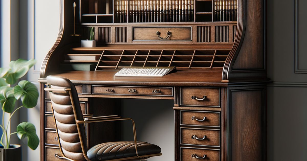 What is a Roll-Top Desk? (Interior Design explained) – Room AI