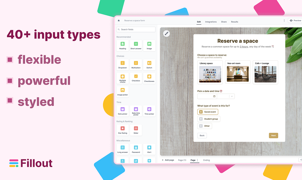 Fillout: Create powerful forms, surveys and quizzes your | BetaList