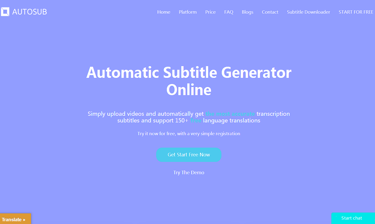 AutoSub - Auto Subtitle Generator Online: The best simple | BetaList
