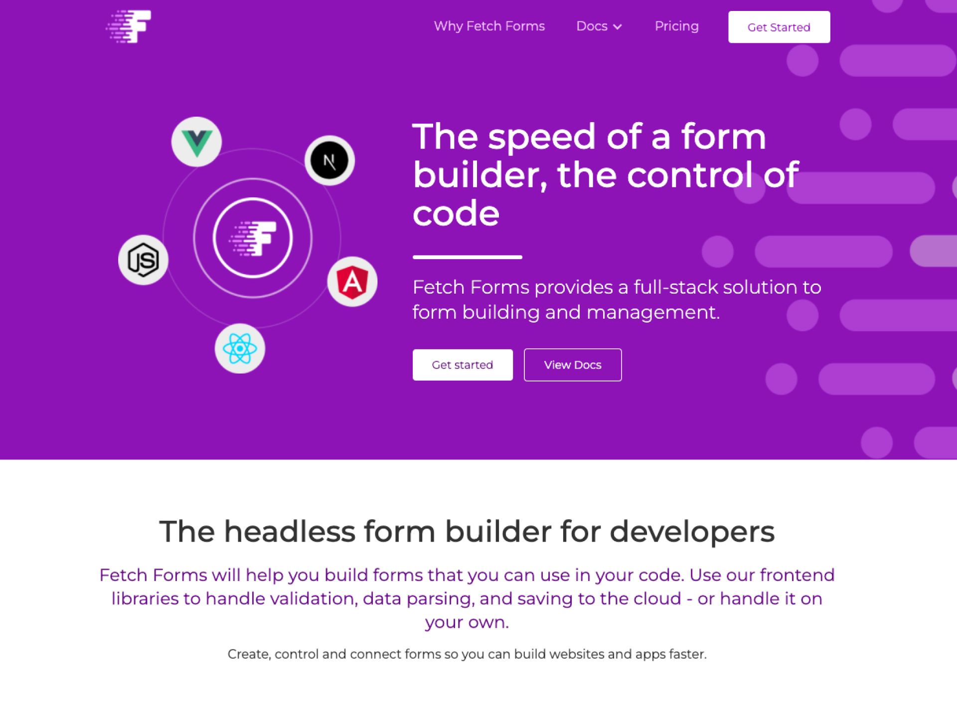Fetch Forms: A headless form builder for developers | BetaList