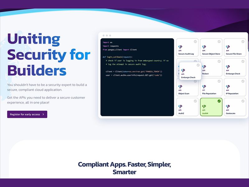 Pangea Security Services: Security Services for App | BetaList