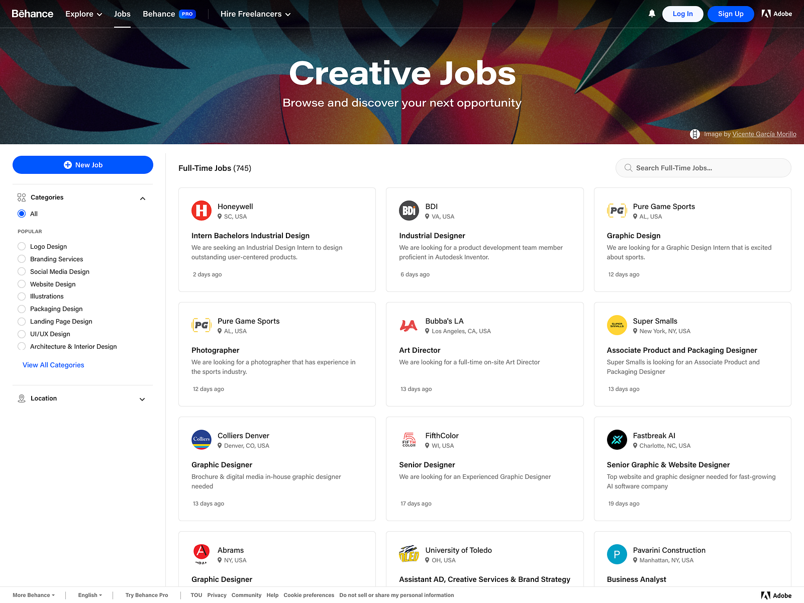 Behance - Job Board Review – Startup Jobs