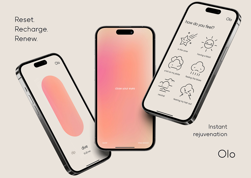 Olo: Instant stress reduction app for non-meditators with | BetaList