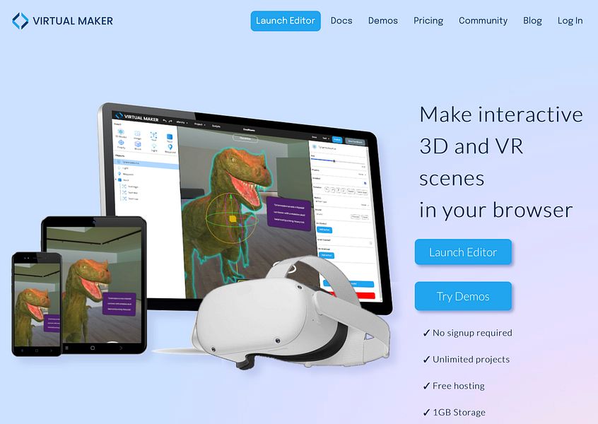 Virtual Maker: Simply design a higher quality VR experience | BetaList