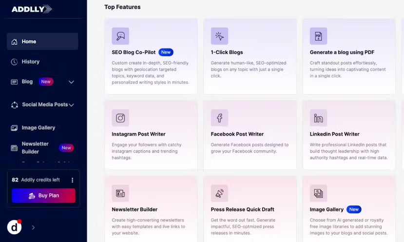 Addlly AI: All-in-one, no-prompt Gen AI Playground for | BetaList