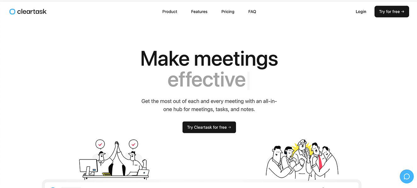 Cleartask.app: Make Meetings & Tasks Worthwhile | BetaList