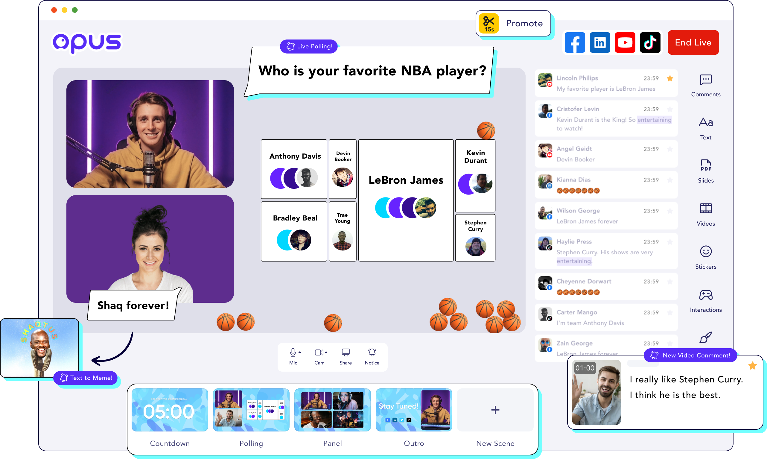 Opus: A creative way to create livestream | BetaList