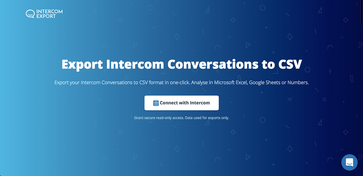 IntercomExport: Export Intercom Conversations to CSV format | BetaList