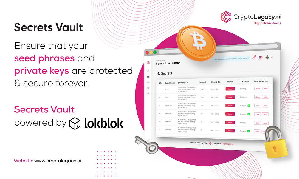 Crypto Legacy: A Secure Way To Protect and Pass-On Your | BetaList Crypto Legacy: A Secure Way To Protect and Pass-On Your | BetaList